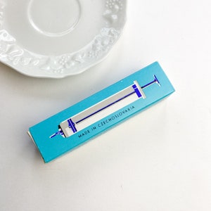 Vintage Medical Glass Syringe 10 Ml, Super Steril Chirana Glass Syringe ...
