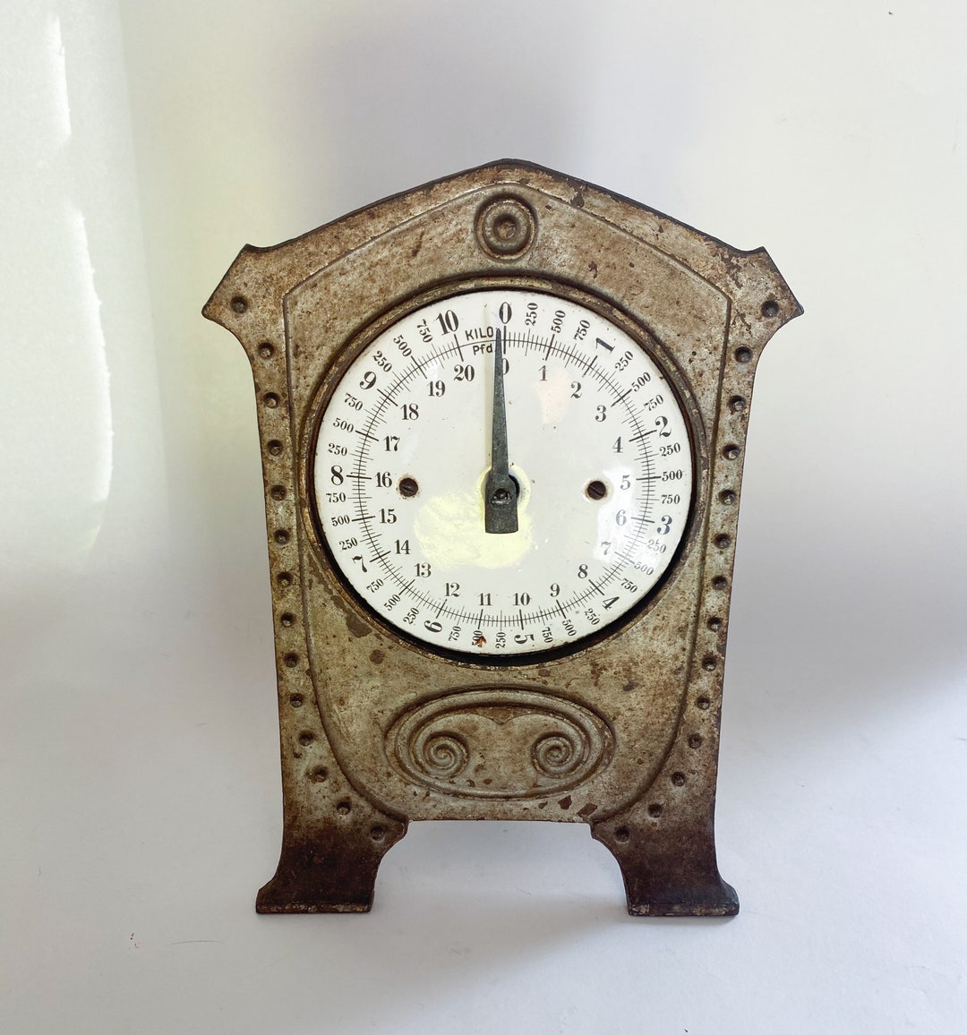 Antique Metal Kitchen Weighing Scale 1800-1900, Old Home Decor ...