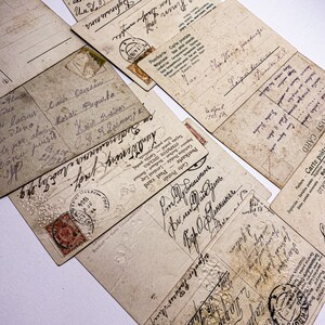 Lot of 10 Original Old Antique Postcards, Antique and Vintage Art ...