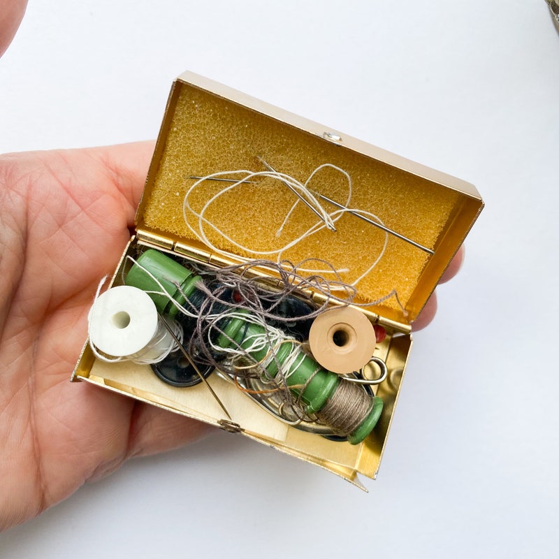 Antique Needle Box - Etsy