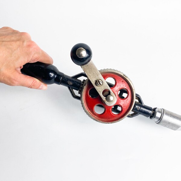 Vintage Hand Drill - Etsy