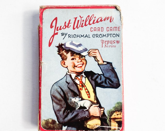 Vintage Playing Card Set, Just William by Riemal Erompton, 44 Playing ...
