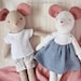 Mouse Soft Toy & Clothes Easy Sewing Pattern PDF. 40cm/16" Cloth Mice ...