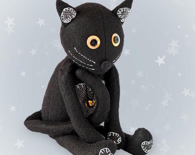 Cat Sewing Pattern, Stuffed Animal Pattern, PDF Cat Pattern, Plush ...