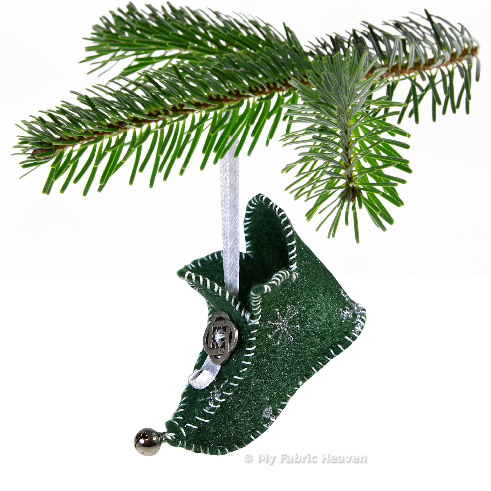 Elf Boots Felt Christmas Tree Ornament PDF Sewing Pattern & - Etsy