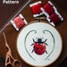 Ladybird Embroidery Pattern, Needlepainting Pattern & Photo Tutorial ...