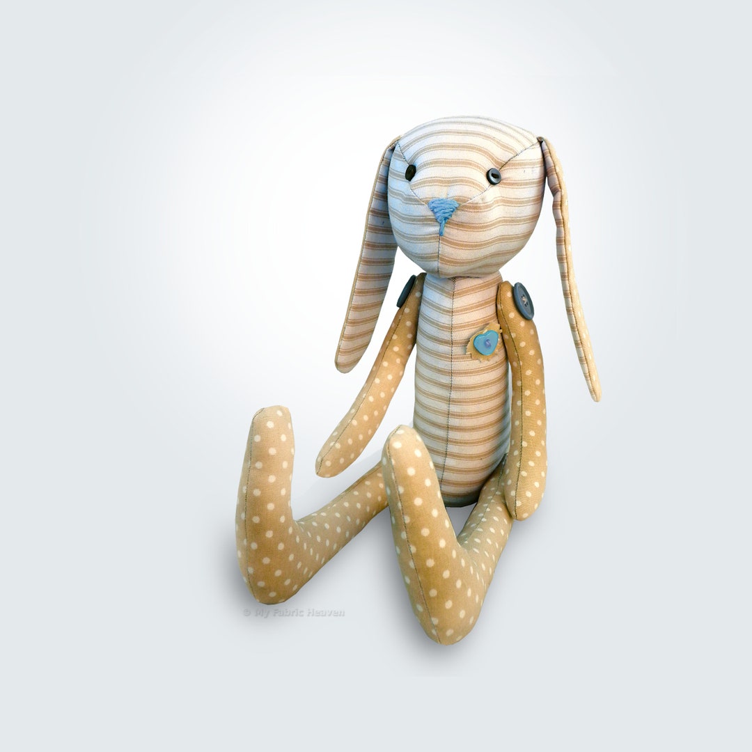 Bunny Sewing Pattern Plushie PDF Sewing PATTERN & Photo - Etsy