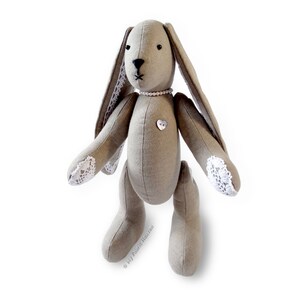 Lacy Bunny Sewing Pattern PDF Rabbit Plush Sewing Pattern - Etsy