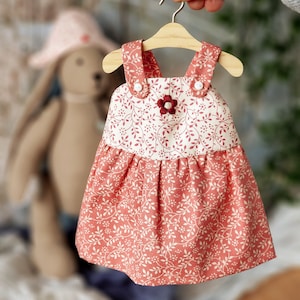 11" Jointed Bunny Soft Toy With Dress & Hat PDF Sewing Pattern - Rabbit ...