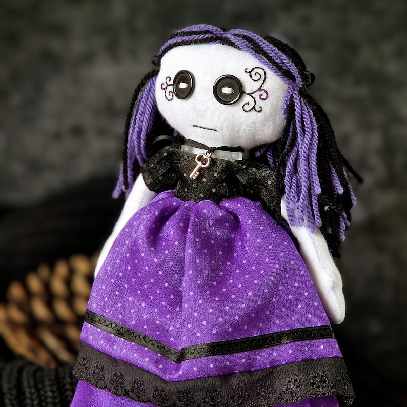 Halloween Rag Doll Sewing Pattern: Gothic Doll, Photo-tutorial PDF 10 ...