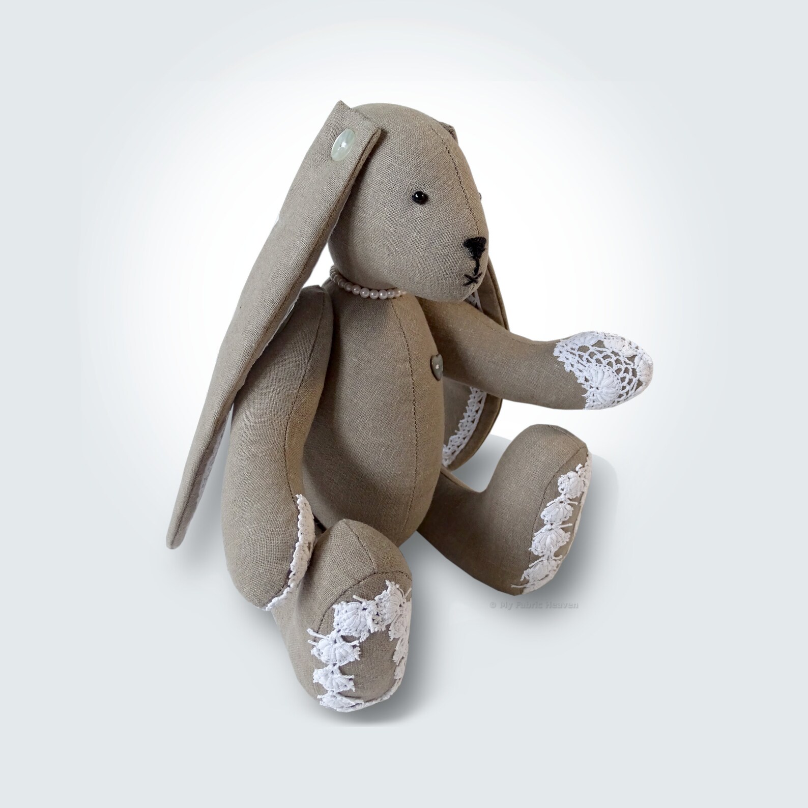 Lacy Bunny Sewing Pattern PDF Rabbit Plush Sewing Pattern - Etsy