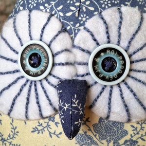 Owl Toy Sewing Pattern & Photo Tutorial, 6" Bird, Jointed Wings (PDF ...
