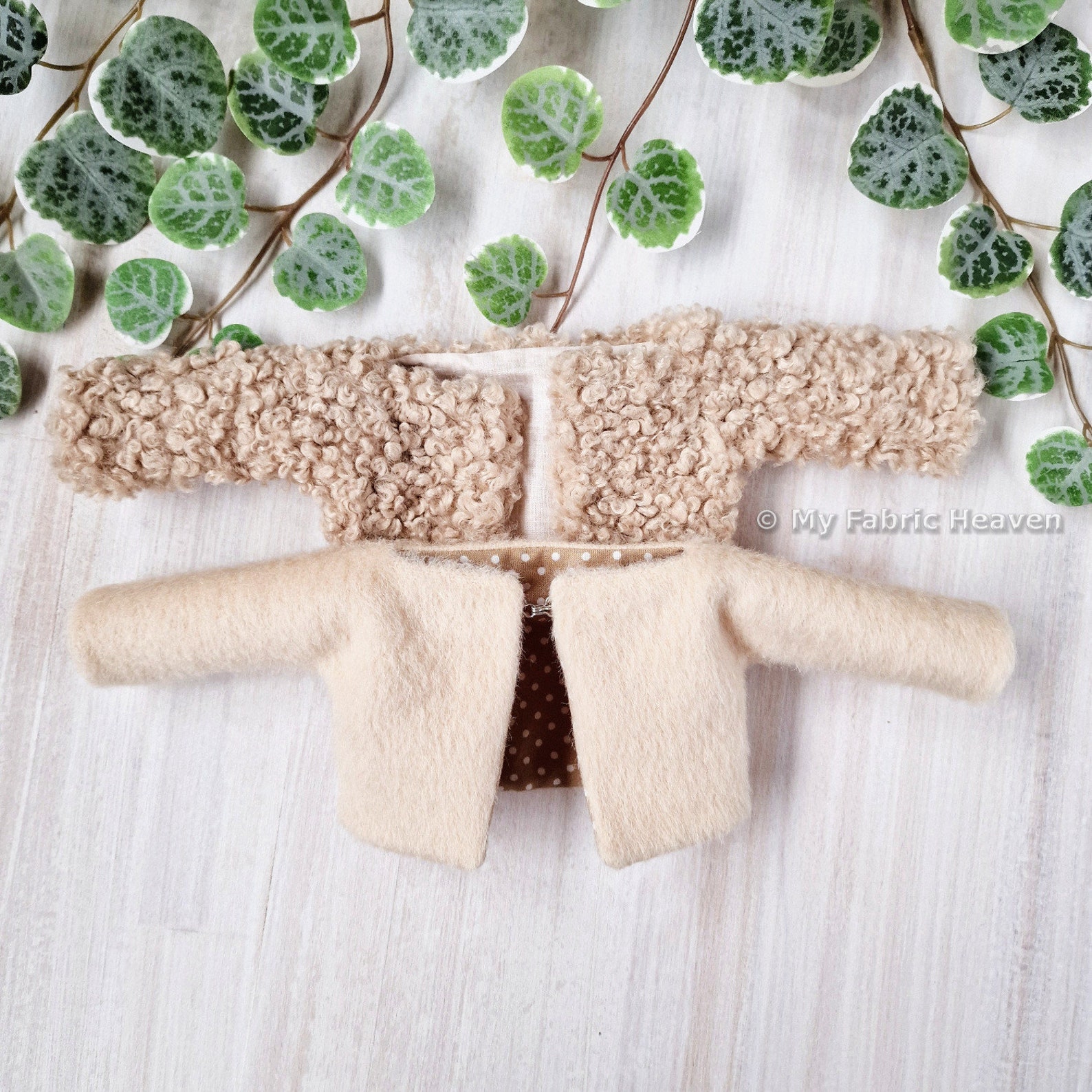 Doll's Lined Jacket Easy Sewing Pattern PDF for 40cm / 16" Stuffed ...