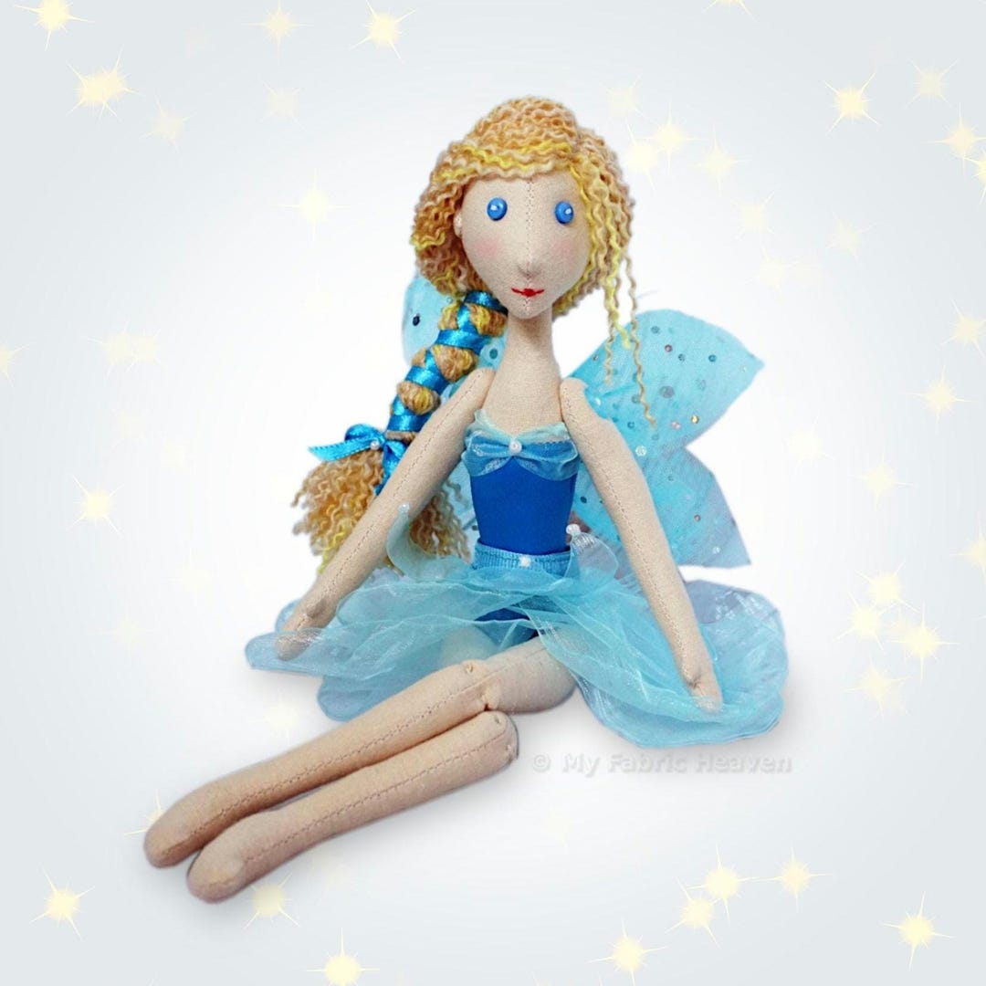 Fairy Doll Sewing Pattern Pdf Photo-tutorial, Magical Faerie Rag Doll ...
