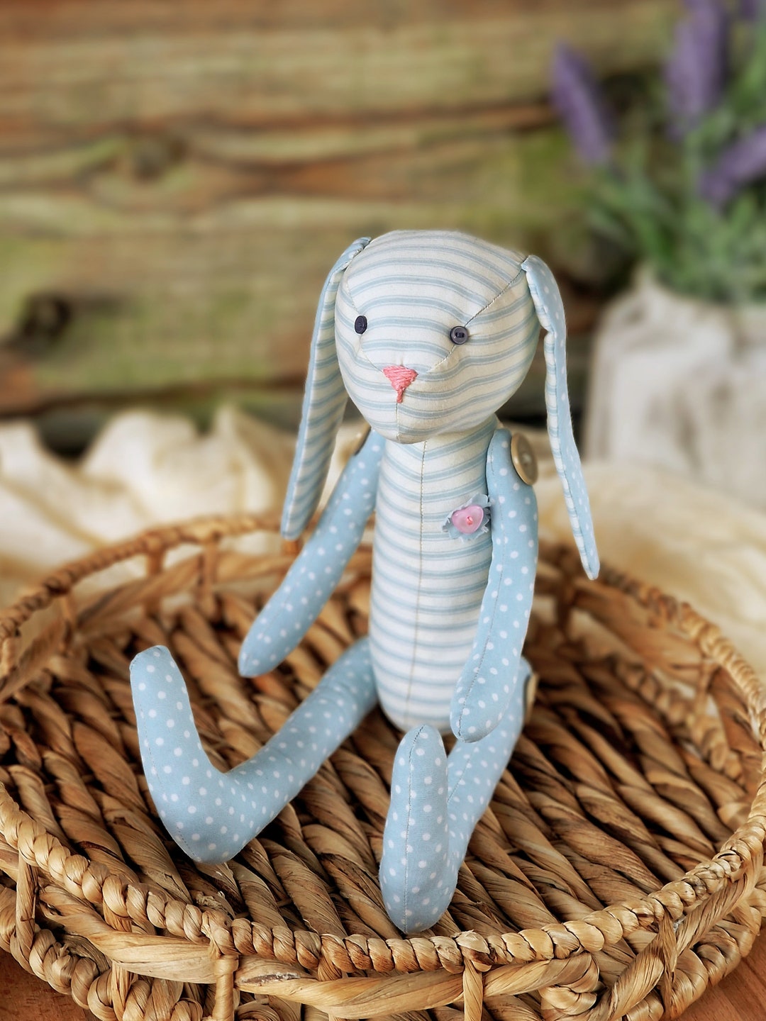 Bunny Sewing Pattern, Plushie PDF Sewing PATTERN & Photo Tutorial ...