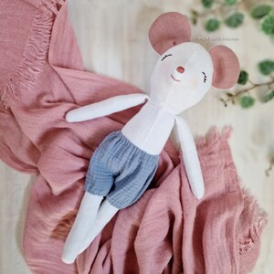Mouse Soft Toy & Clothes Easy Sewing Pattern PDF. 40cm/16" Cloth Mice ...