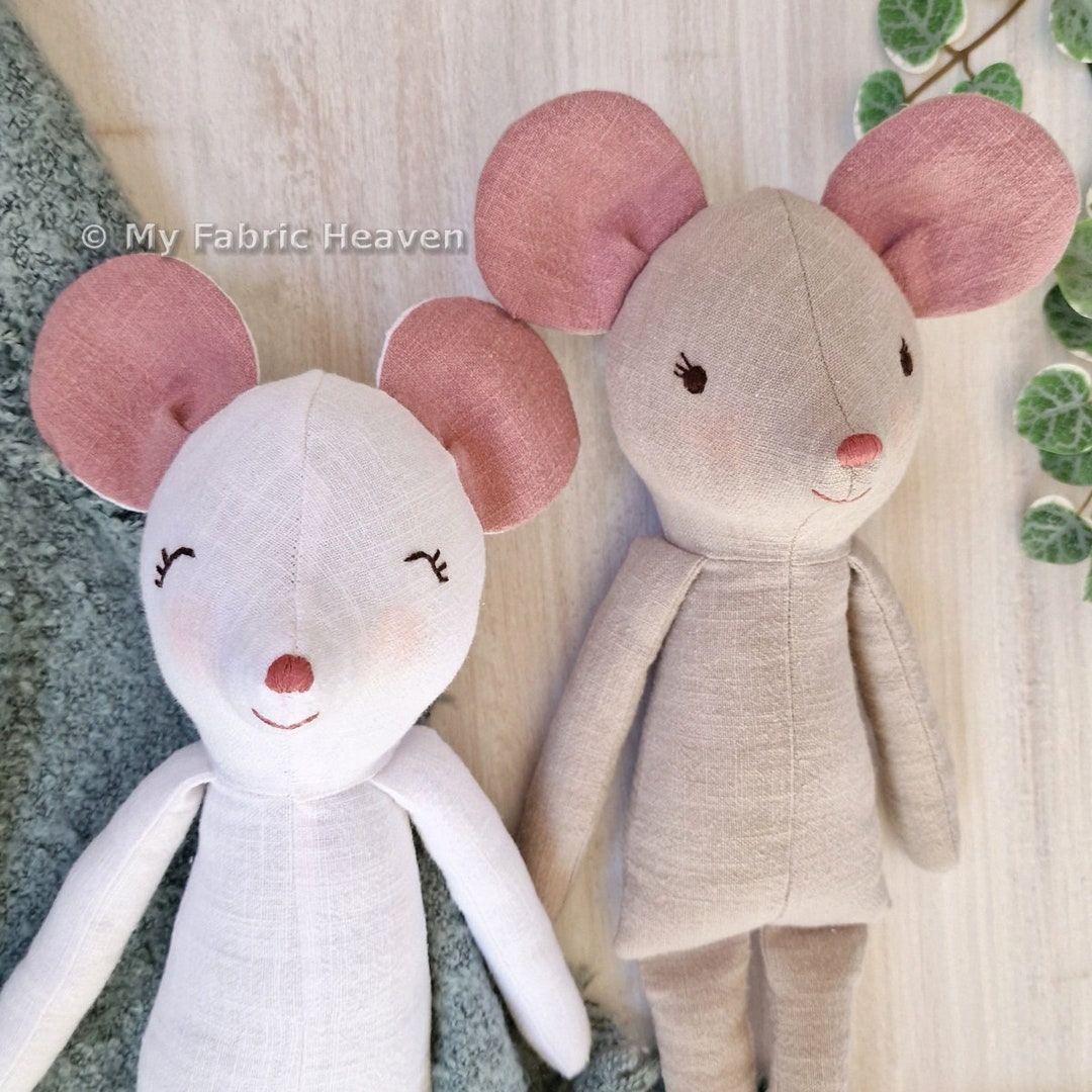 Mouse Sewing Pattern PDF & Step-by-step Photo-tutorial 40cm/16" Stuffed ...