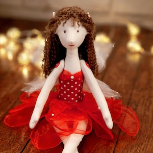 Fairy Doll Sewing Pattern Pdf Photo-tutorial, Magical Faerie Rag Doll ...