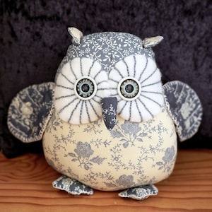 Owl Sewing Pattern, Twinkle Owl Soft Toy PDF Pattern & Photo-tutorial ...