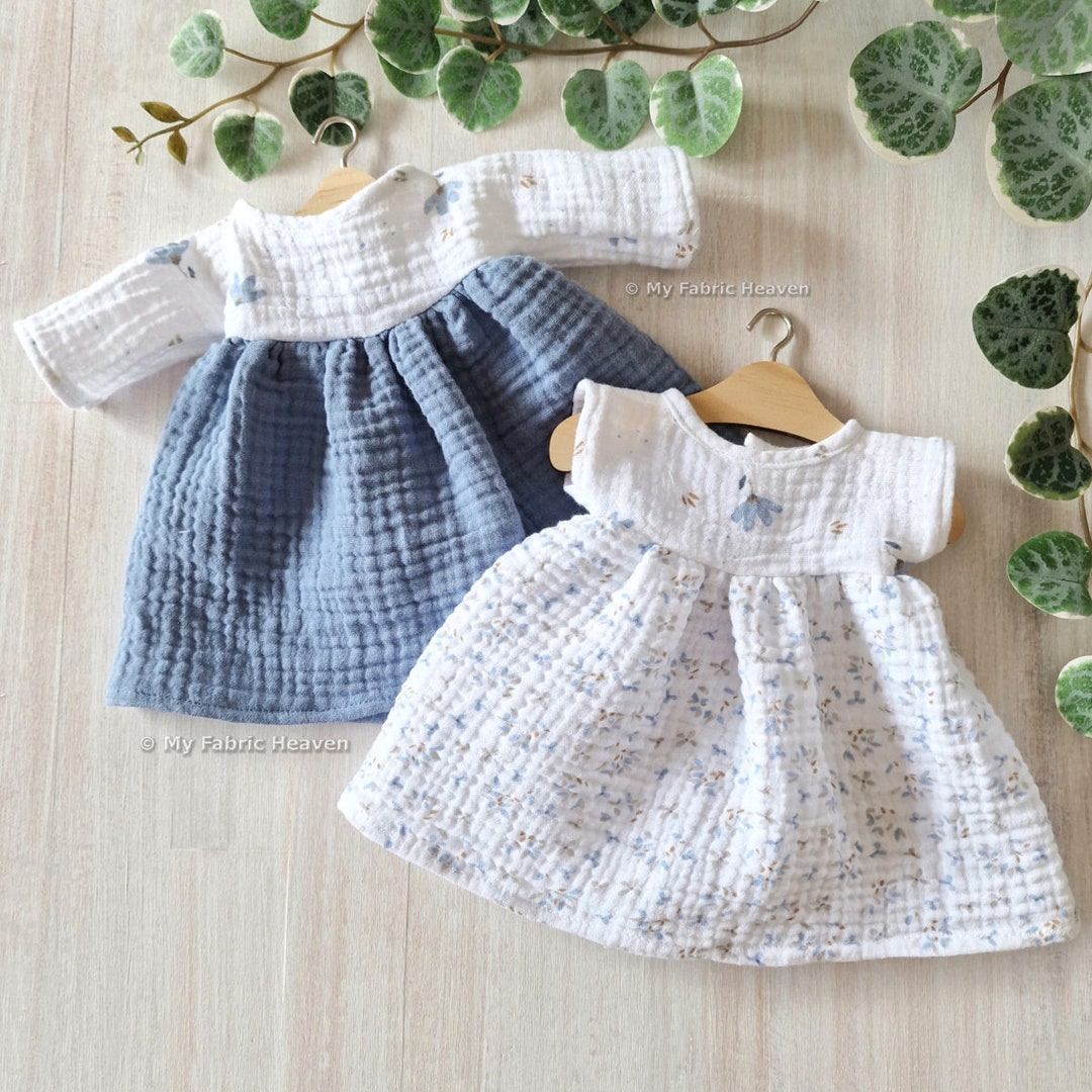 Doll Dress PDF Sewing Pattern for 40cm/16" Dolls With Options for Long ...