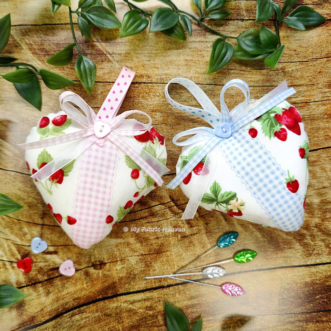 Valentine Love Heart Sewing Pattern, 2 Sizes, Stuffed Fabric Ornament ...