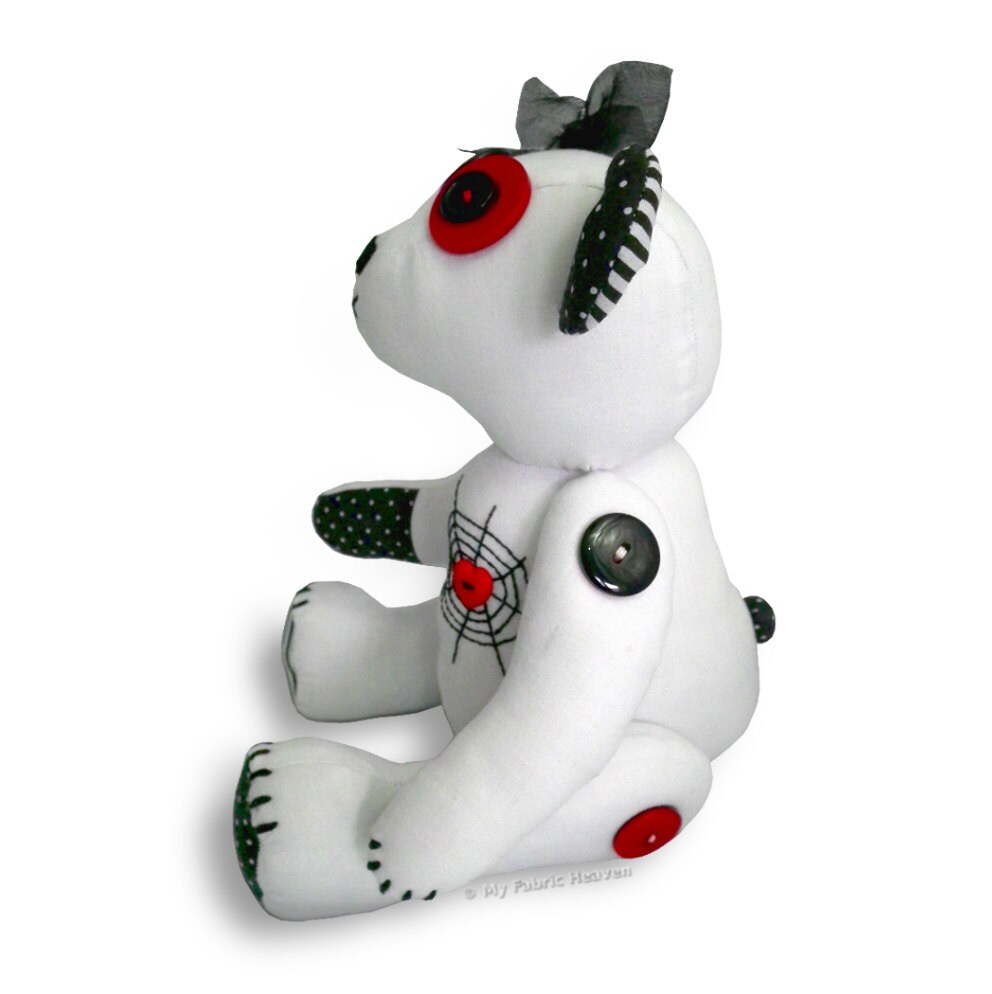 Gothic Teddy Bear Sewing Pattern Unique Spooky Halloween Soft - Etsy UK