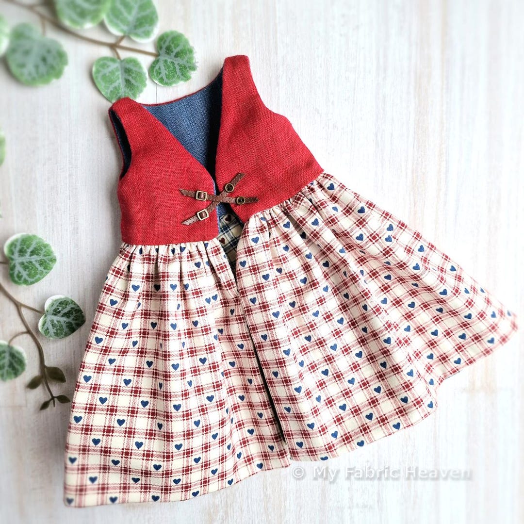 Doll Dress Pinafore PDF Sewing Pattern for 40cm/16" Dolls. Fully Lined ...