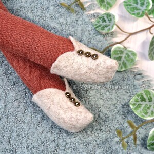 Doll's Pointed-toe Boots With Buttons EASY PDF Sewing Pattern for 40cm ...