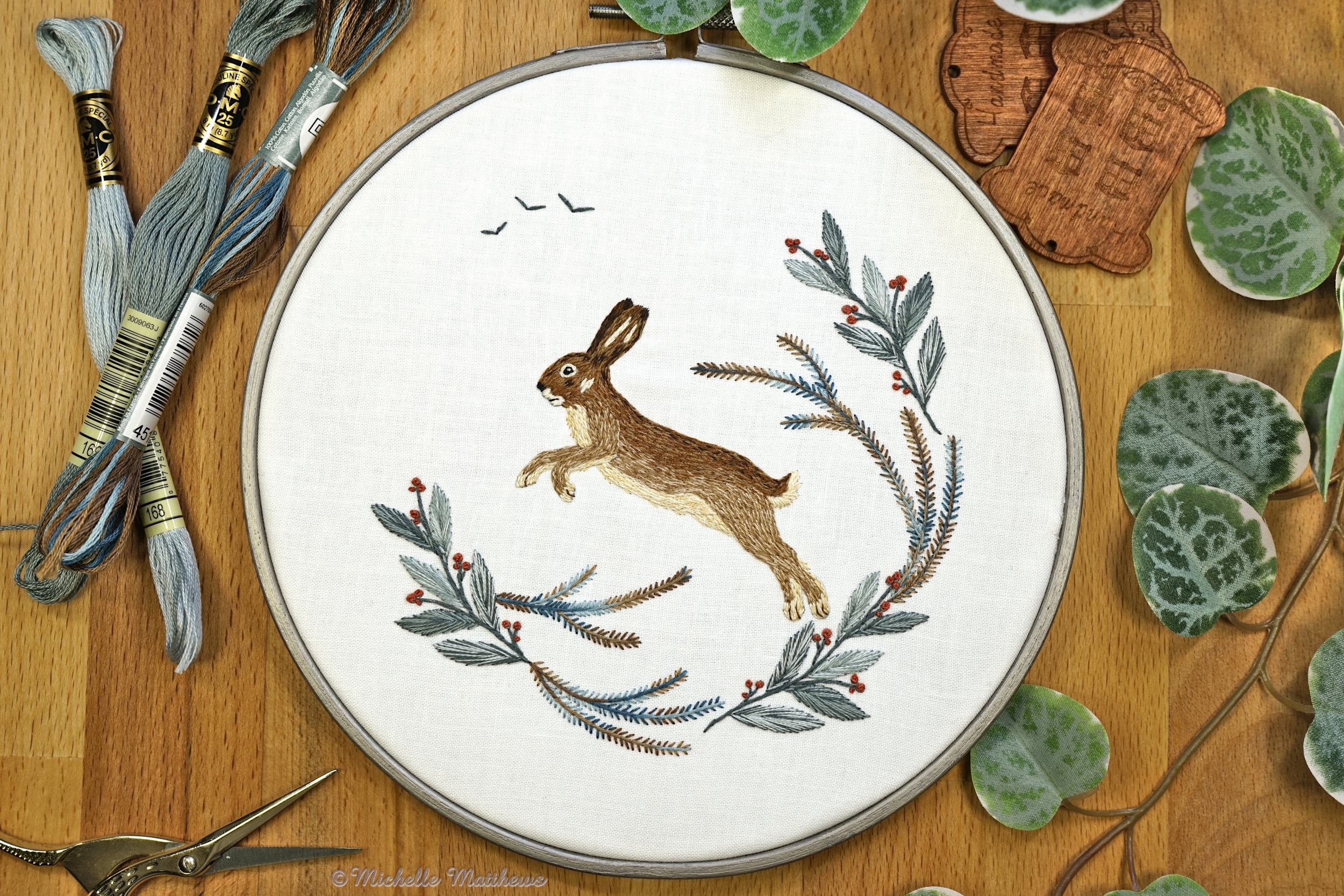 Hare Embroidery Pattern Pdf Bunny Rabbit Needlepainting - Etsy UK