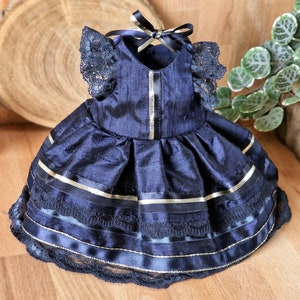 Clothes for Teddy Bears, Dress With Flutter Sleeves & Bow Headband, PDF ...