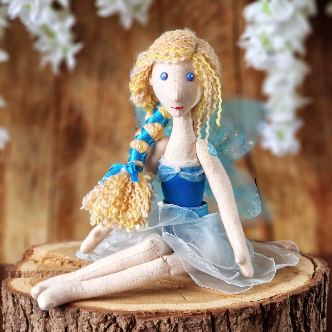 Fairy Doll Sewing Pattern Pdf Photo-tutorial, Magical Faerie Rag Doll ...