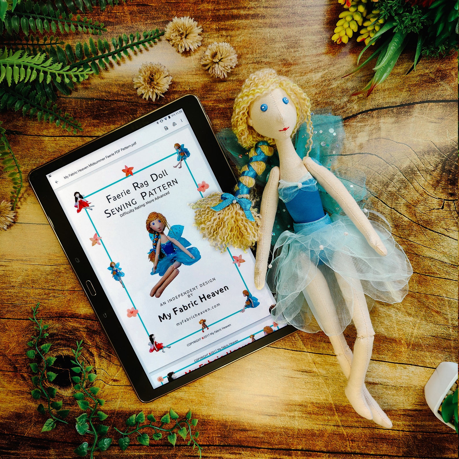 Fairy Doll Sewing Pattern Pdf Photo-tutorial Magical Faerie - Etsy UK