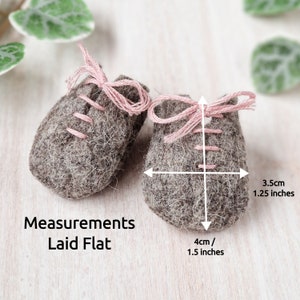 Doll's Felt Shoes With Laces EASY Sewing Pattern PDF for 40cm / 16 ...