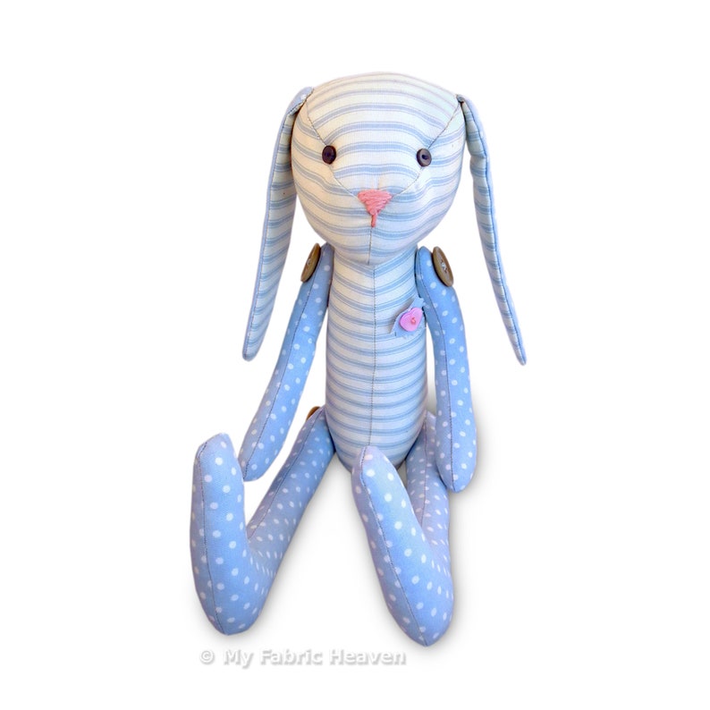 Bunny Sewing Pattern Plushie PDF Sewing PATTERN & Photo - Etsy