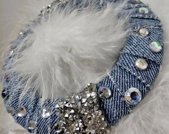 Denim jewelry | Etsy