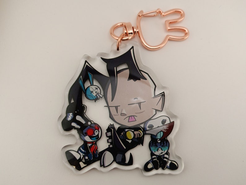Johnny the Homicidal Maniac Acrylic Charm - Etsy