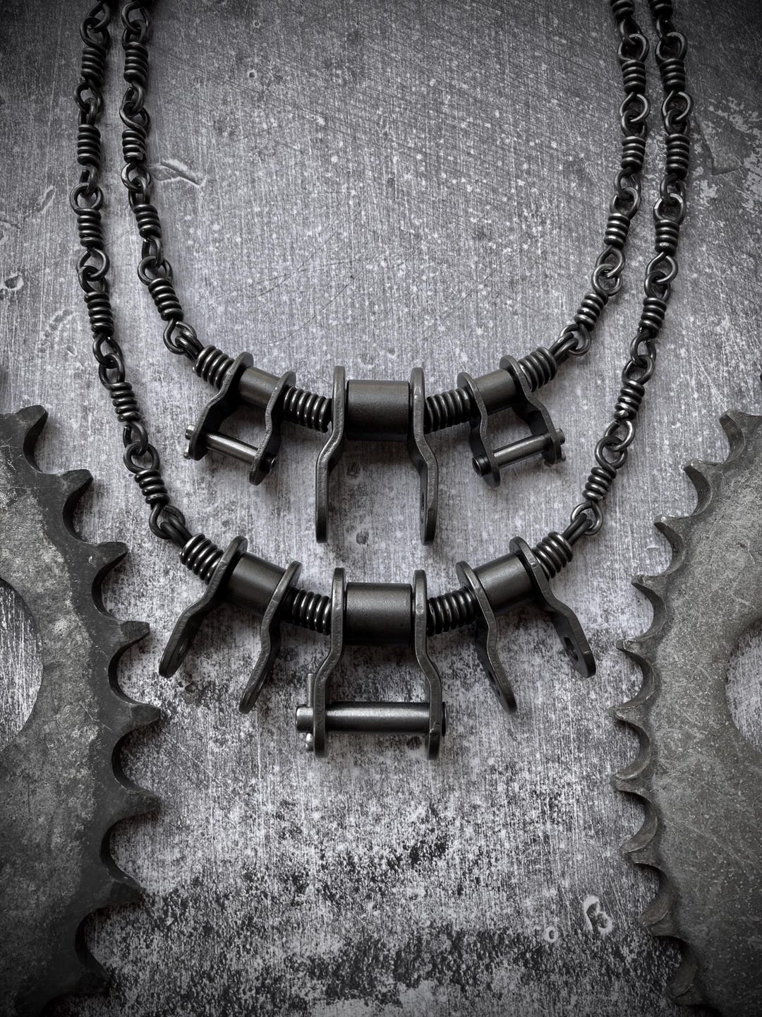 Instinctual Steel - Cyber Industrial Bio Mechanical Steel Roller Chain ...