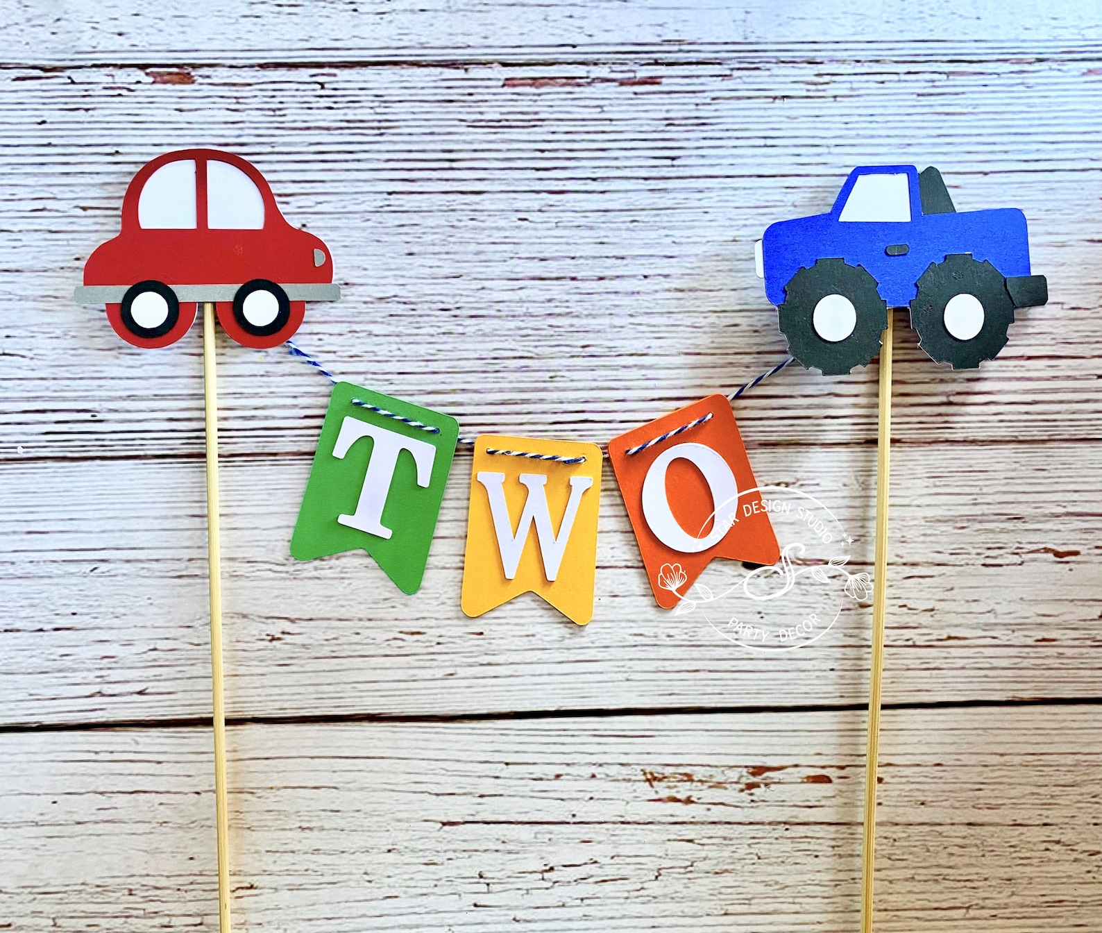 Transportation Cake Topper Boy Cake Topper Birthday Bunting | Etsy