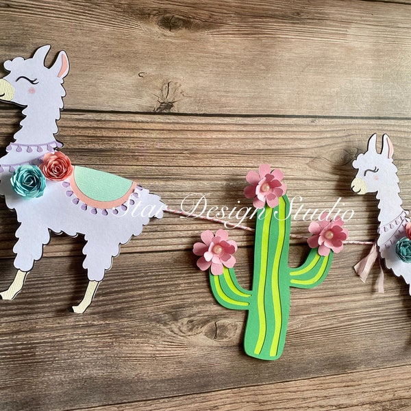 Llama Banner - Etsy