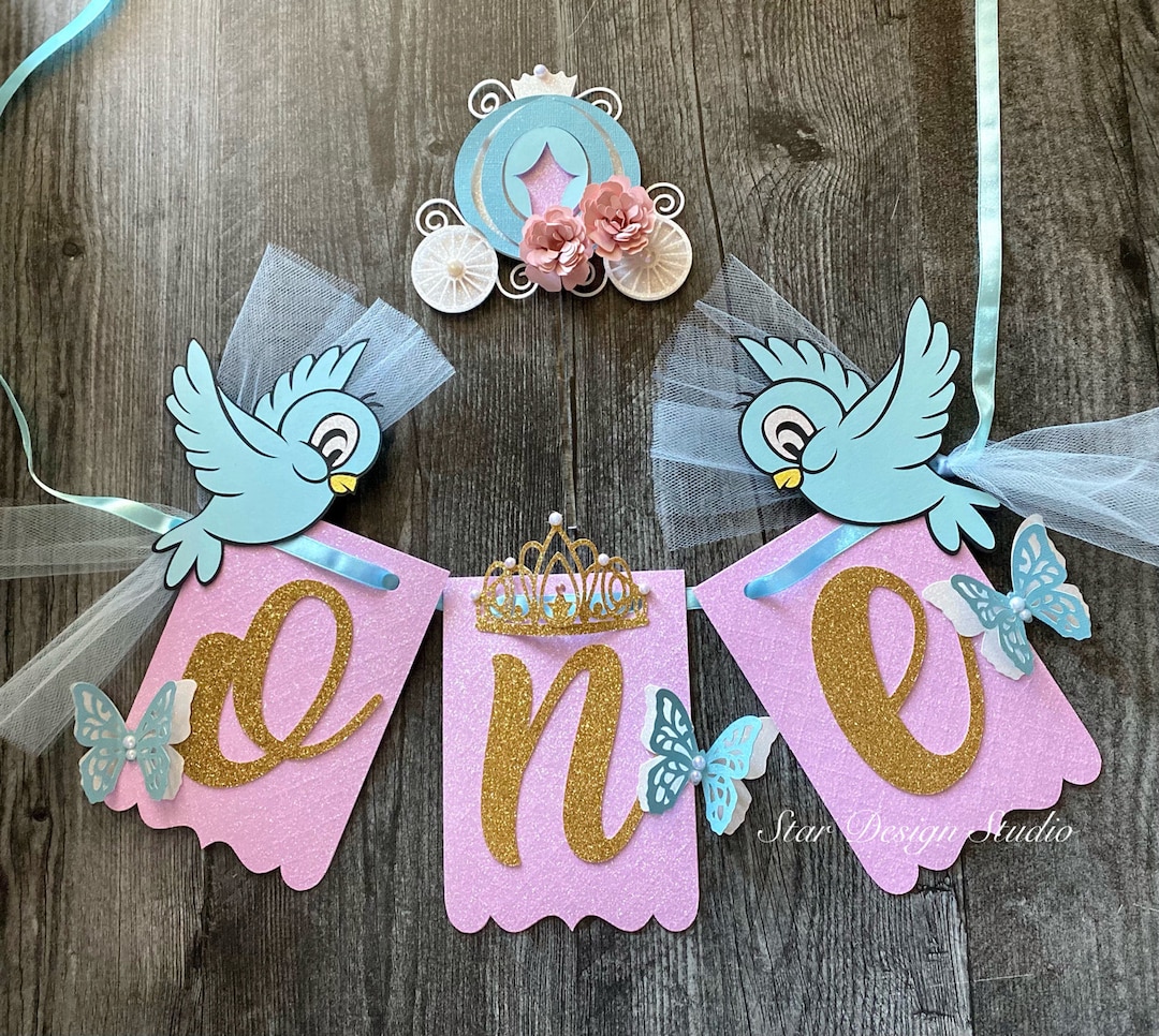 Princess High Chair Banner. Birthday Banner Any Number, Name Available ...