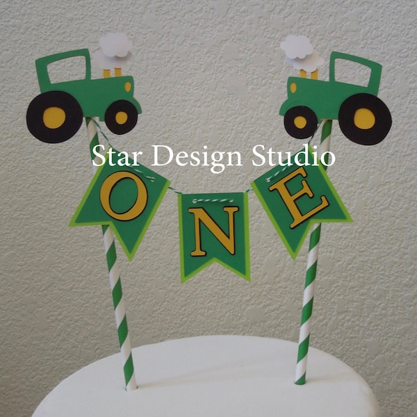 Tractor Cake Toppers - Etsy