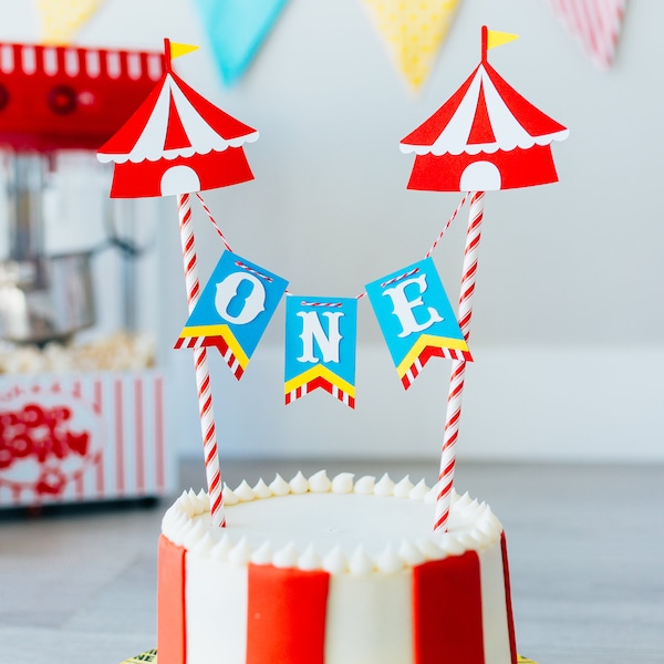 Circus Cake Toppers - Etsy