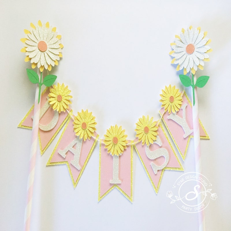 Daisy Cake Topper - Etsy