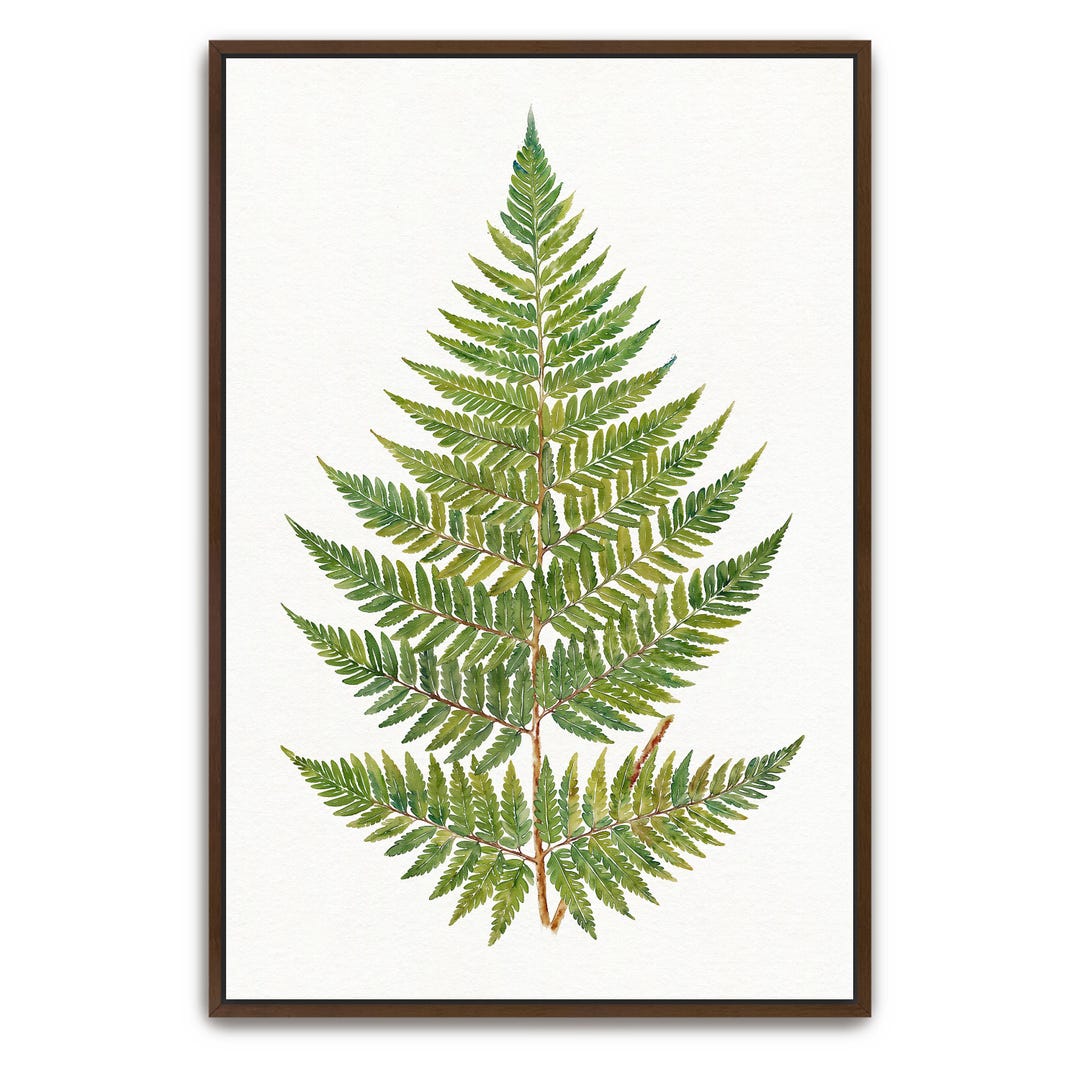 Fern Painting Printable, Watercolor Fern Print Extra Large Wall Art ...