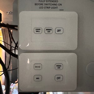 Caravan Light Switch Labels - Etsy