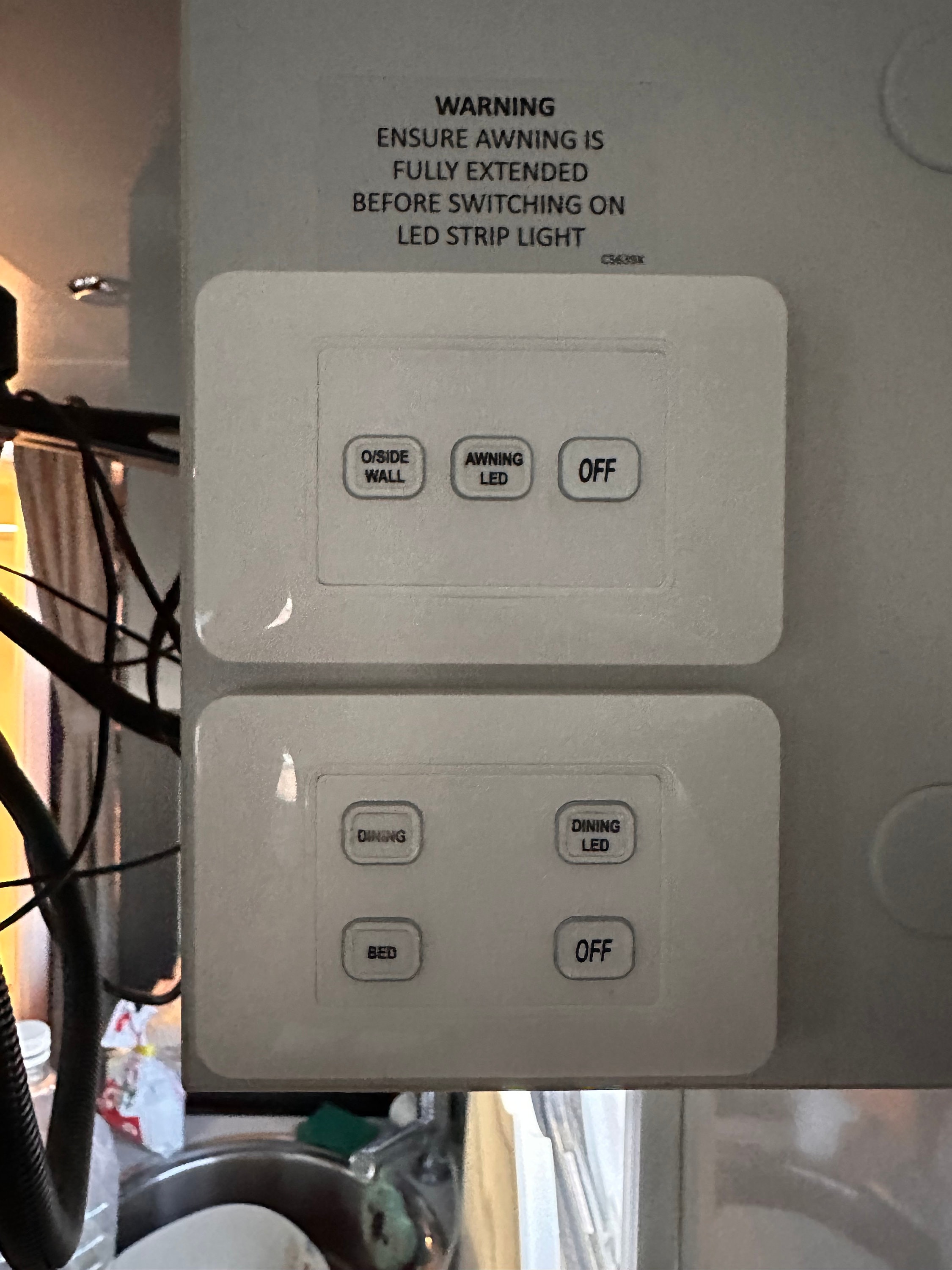 Caravan - Light Switch Labels - Etsy Australia