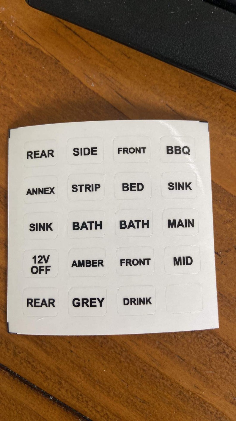 NEW: Titanium Light Switch Labels - Etsy