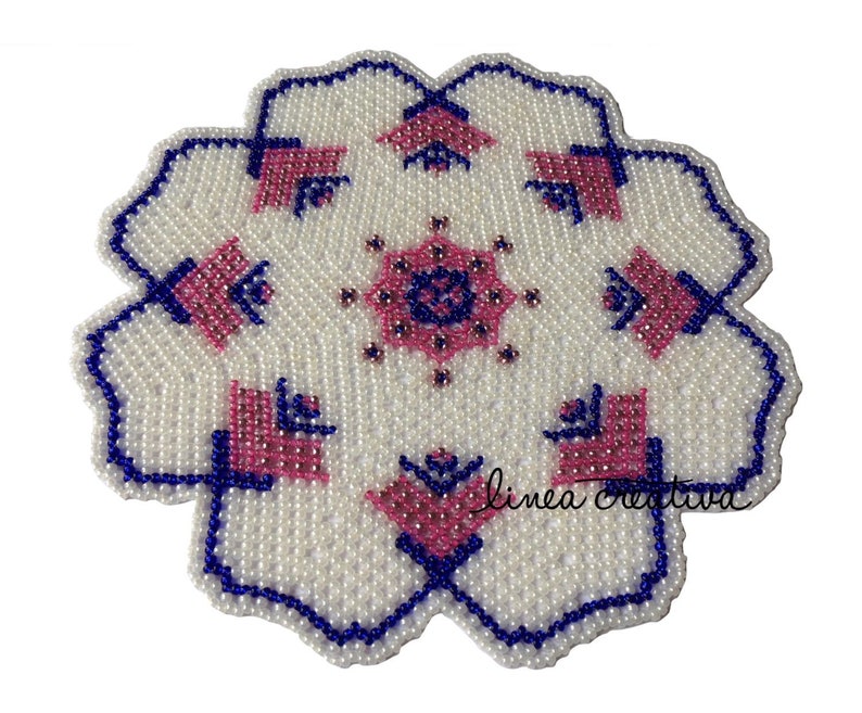 PDF Pattern for Beaded Doily 20 Cm LC 20 - Etsy