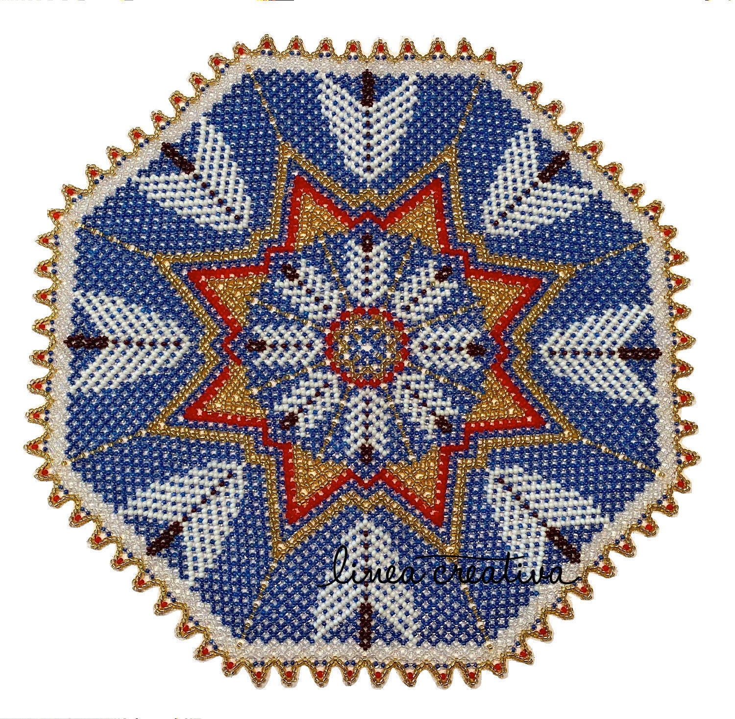 PDF Pattern for Beaded Doily 29 Cm, Code LC 26 - Etsy