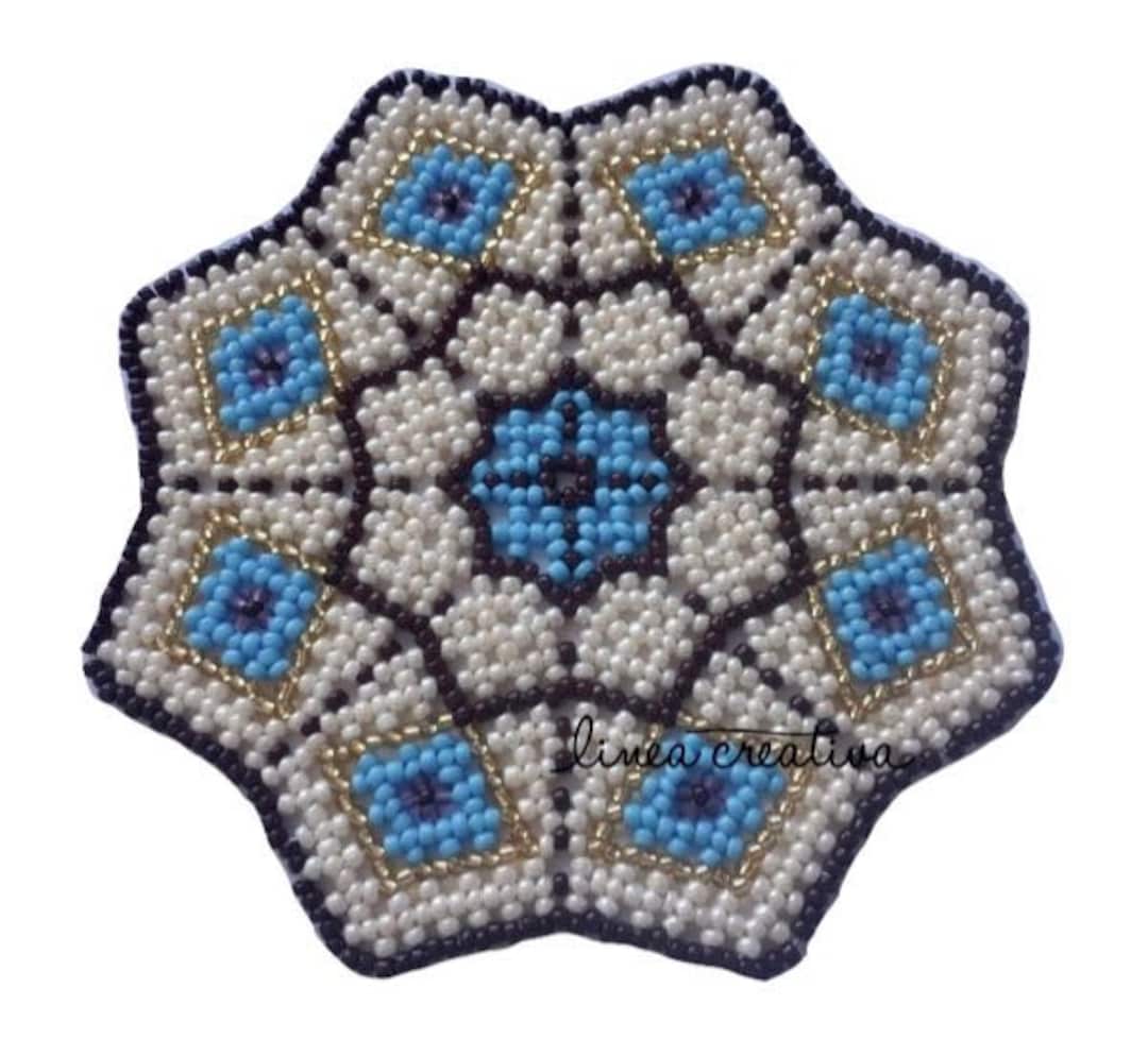PDF Pattern for Beaded Doily 12 Cm, Code LC 24 - Etsy